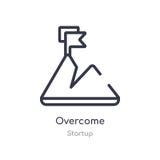 Overcome Icon In Trendy Design Style. Overcome Icon Isolated On White ...