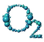 O2 De La Molécula Del Oxígeno Stock de ilustración - Ilustración de ...