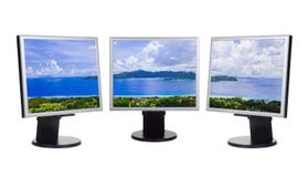 Computer Panorama Technology Background Royalty Free Stock Images ...