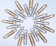 Stationery-treasury Tags Or String Paper Fasteners. Stock Photo - Image ...