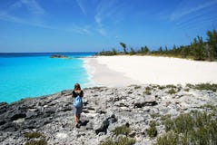 Hiking in Bahamas stock photo. Image of beach, bahamas - 13918518