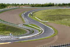 Turning at a race track stock image. Image of speeding - 3614743