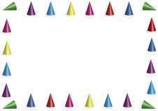 Party hat border stock illustration. Image of celebrate - 2998069
