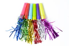 Confetti Streamers Blowers Stock Photo - Image: 4372140