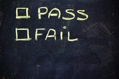 Fail Pass Buttons Show Rejection Or Validation Stock Illustration ...