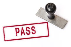 Pass Stamp stock illustration. Illustration of form, processed - 31376755