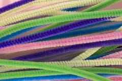 Shiny Colored Pipe Cleaners Stock Photography - Image: 28166082