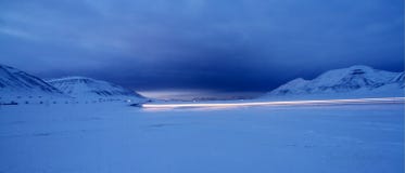 Longyear City On Svalbard, No Stock Image - Image of adventure, houses ...