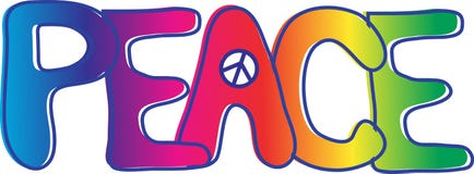 PEACE text and PEACE sign stock vector. Illustration of symbol - 14322406
