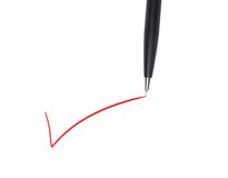 Check Mark Pencil Stock Photos - Royalty Free Stock Images