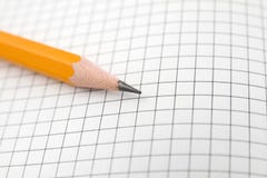 Pencil And Graph Grid Scale Paper Stock Photography - Image: 32650322