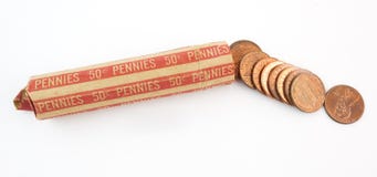 Penny Roll Stock Photos - Royalty Free Stock Images