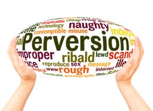 Perversion Word Cloud Hand Writing Concept Stock Photo - Image of ...