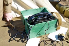Army phone stock photo. Image of communications, telegraph - 28512552