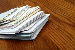 Old Mail : Letters And Envelope Stock Photo - Image of pile, paper ...