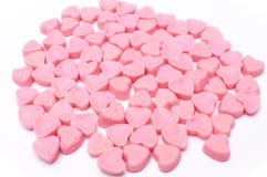 Pink Candy Hearts Stock Image - Image: 6724661