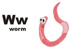 ABC Worm stock vector. Illustration of cute, apple, board - 91679701