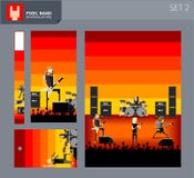 Pixel Rock Band Stock Photography - Image: 26047302