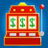 8-bit Pixel Art Slot Machine Symbols Stock Vector - Illustration of ...
