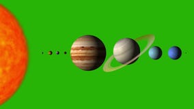 Pluto Planet With Green Screen Stock Footage - Video of earth, horizon ...