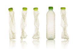 Deformed Water Bottle stock photo. Image of barren, drink - 29961384