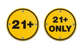 21 for adults only signs stock illustration. Illustration of disc ...