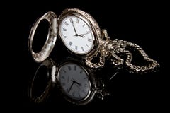 Pocket Watch With Chess Pieces Stock Photo - Image of elegant, past ...