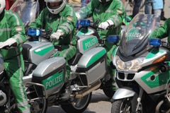 German Police Motorcycle Royalty Free Stock Photos - Image: 5972698
