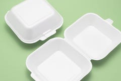 Polystyrene Food Box stock photo. Image of container, studio - 8093940