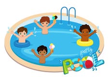 Swimming Pool Party Cartoon Stock Photos, Images, & Pictures – (129 Images)