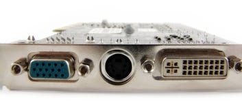 Computer Video Card Output Ports Stock Photo - Image of module, hdmi ...