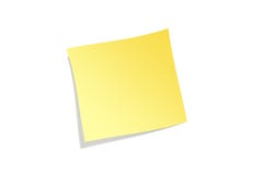 Post It With The Word Important Isolated Stock Illustration - Image ...