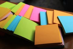 Brainstorm board post it editorial stock photo. Image of collection ...