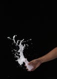 Splashed Milk Stock Photos - Image: 5741503