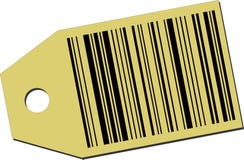 Price tag with a barcode stock vector. Illustration of code - 15568552