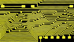 Gold Contacts On Modern Computer Processor Stock Photo - Image of ...