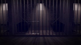 Dark Prison Cell At Night Royalty Free Stock Image - Image: 16387446