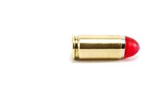 Profile of a 9mm bullet stock image. Image of danger - 11150431
