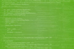 Program Code Green Background Stock Photography - Image: 25675642