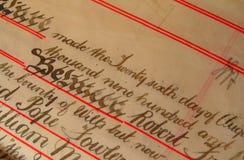 Title Deed Stock Photo - Image: 41043141