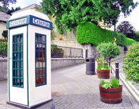 Irish phone box stock photo. Image of phone, street, europe - 12804564