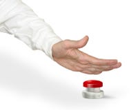 Pushing the Button stock image. Image of technology, services - 32358373