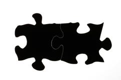 Two Interlocking Puzzle Pieces Stock Image - Image: 35770393