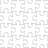 Blank jigsaw puzzle stock image. Image of challenge, game - 1614095