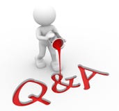 Q&A Icon - Questions And Answers - 3d Man Stock Illustration ...