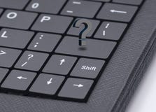 Keyboard With Question Mark Stock Photo - Image: 14628050