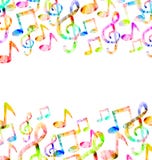 Rainbow Music Note Background Stock Vector - Illustration: 13009072