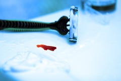 Razor Blade Blood Stock Photos - Royalty Free Stock Images