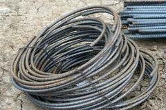 Rebar hoops stock image. Image of rebar, construction - 42636865