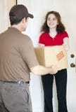 Receiving a Package 2 stock image. Image of background - 213101